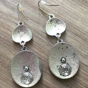 H&M | Jewelry | Hm Silvertone Bohemian Necklace And Earrings | Poshmark